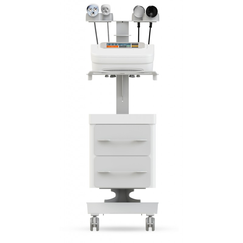 Tecar Back 3SE - aparat Winback do przeprowadzania terapii Tecar z wózkiem