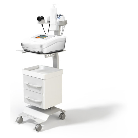 Tecar Back 3SE - aparat Winback do przeprowadzania terapii Tecar z wózkiem